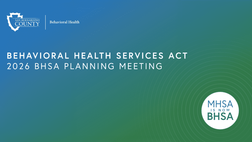 MHSA Administration Afternoon Meeting – DBH Internet Website