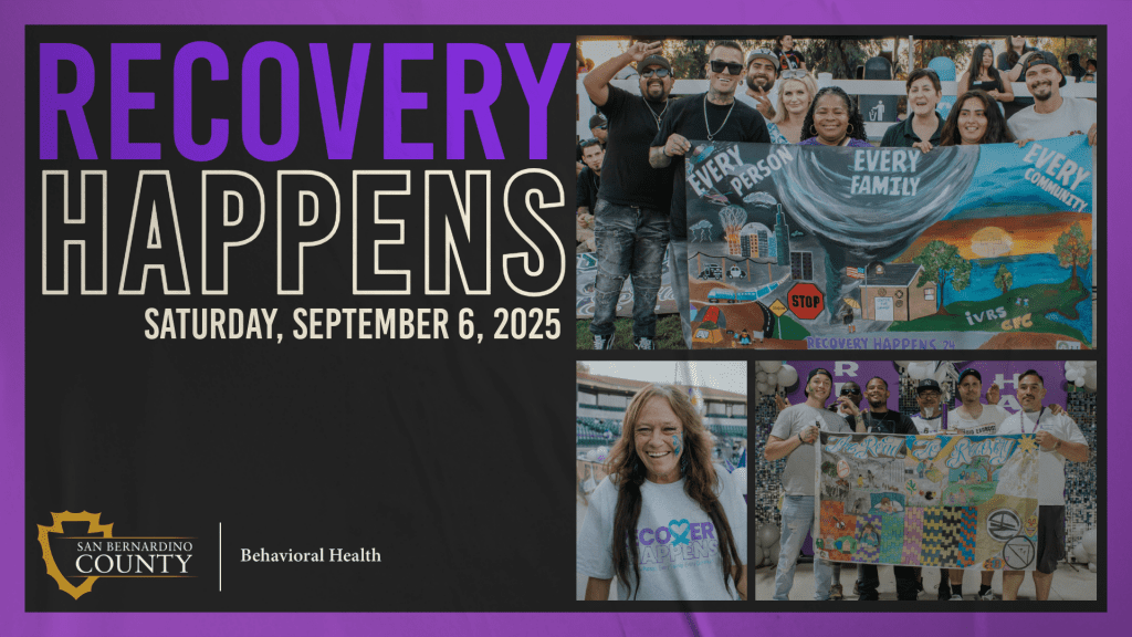 Recovery Happens 2025 – DBH Internet Website