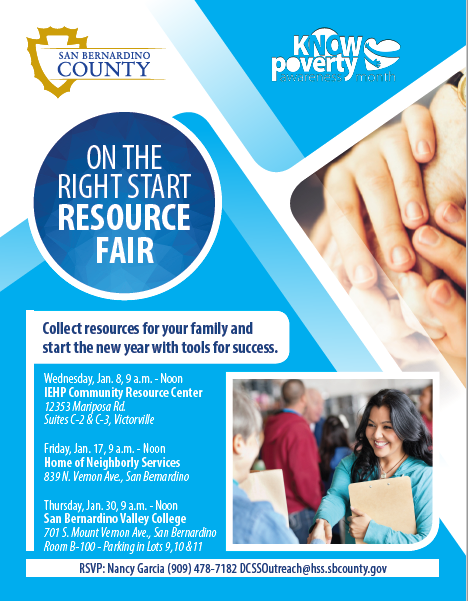 On the Right Start Resource Fair – Human Services | San Bernardino County